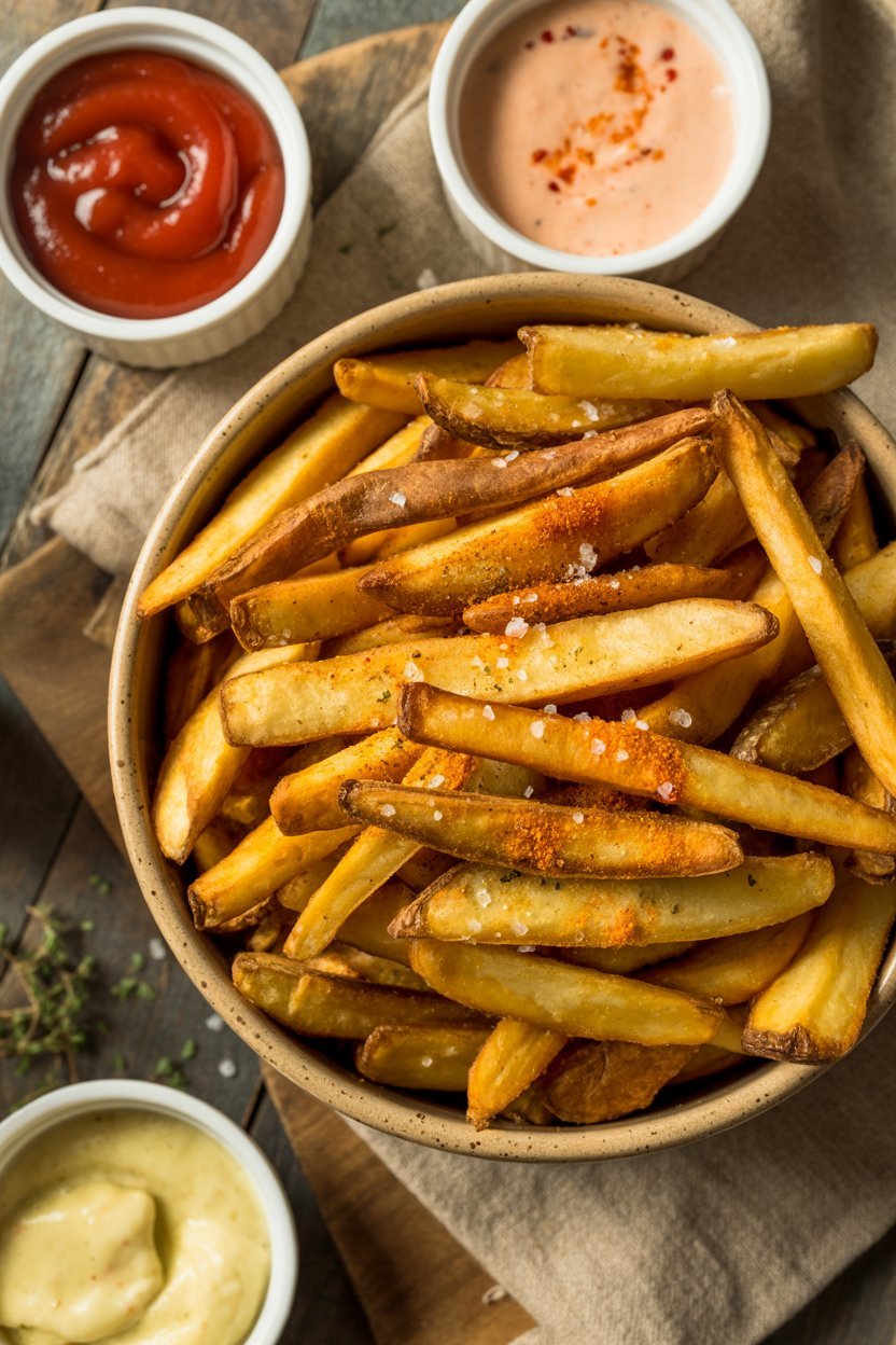 Air Fryer Frozen French Fries – Crispy & Easy in 10 Minutes!