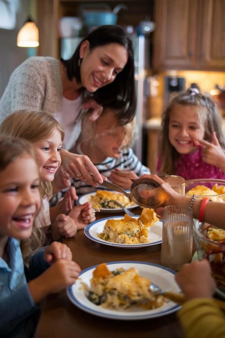 Easy Chicken Cobbler Dinner Casserole – Kid-Approved & Budget-Friendly