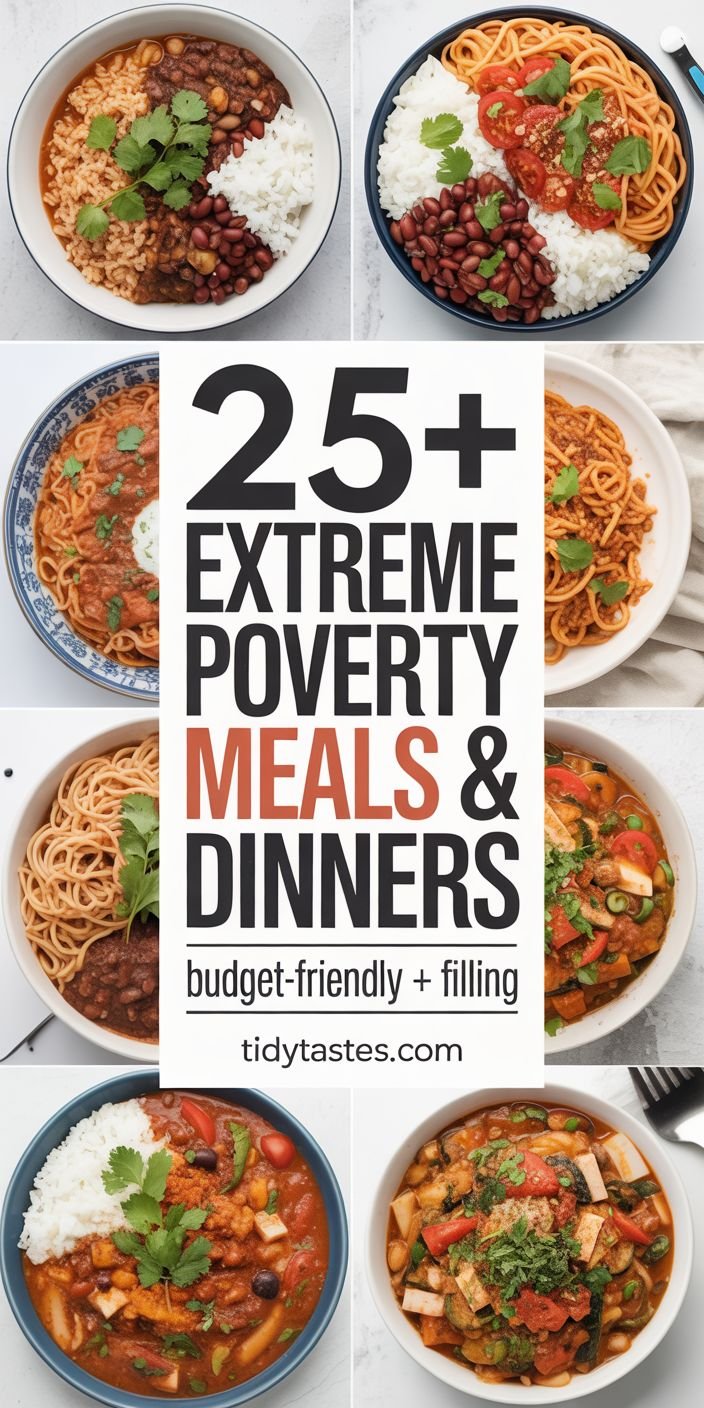 25+ Extreme Poverty Meals & Dinners for a Tight Budget - Tidy Tastes