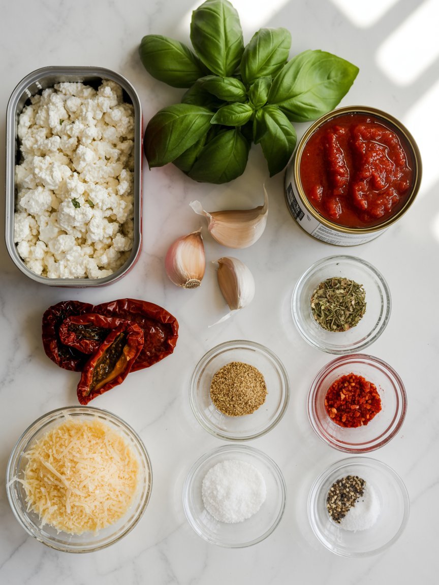 Viral Creamy Cottage Cheese Tomato Basil Pasta Sauce - Tidy Tastes